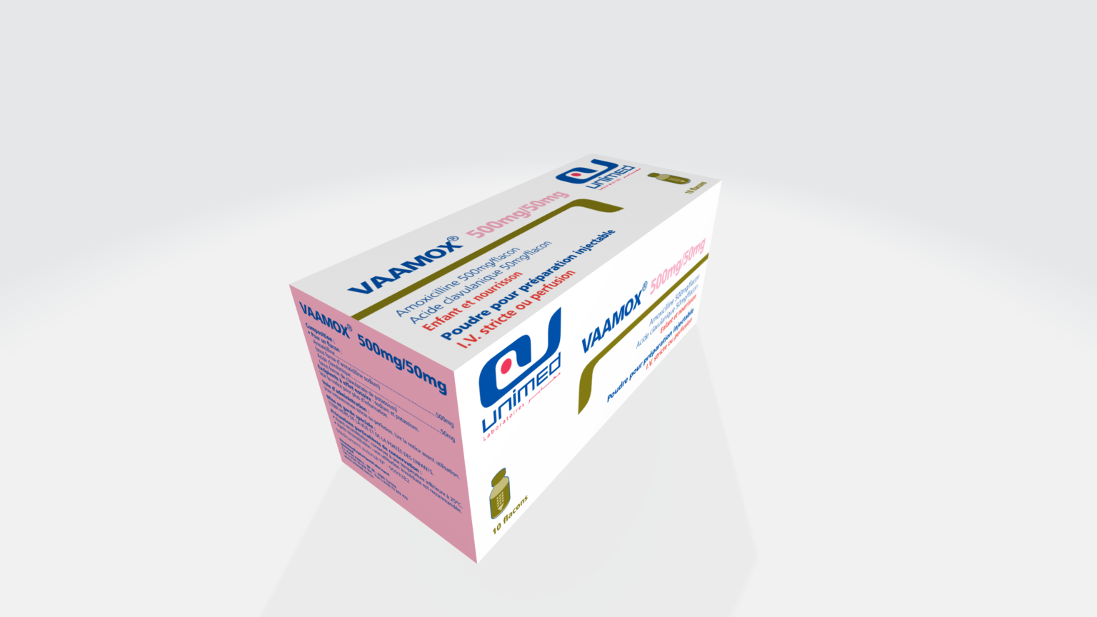 VAAMOX 500mg – 50mg B10 – Les Laboratoires UNIMED