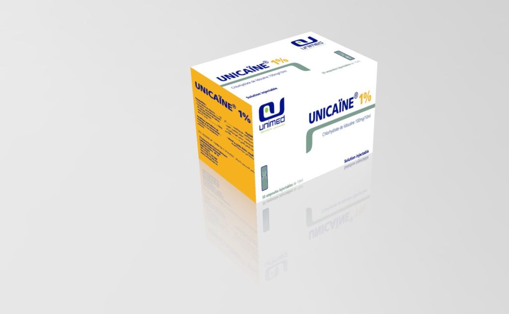 UNICAINE 1% 10ml B50 Algérie – Les Laboratoires UNIMED